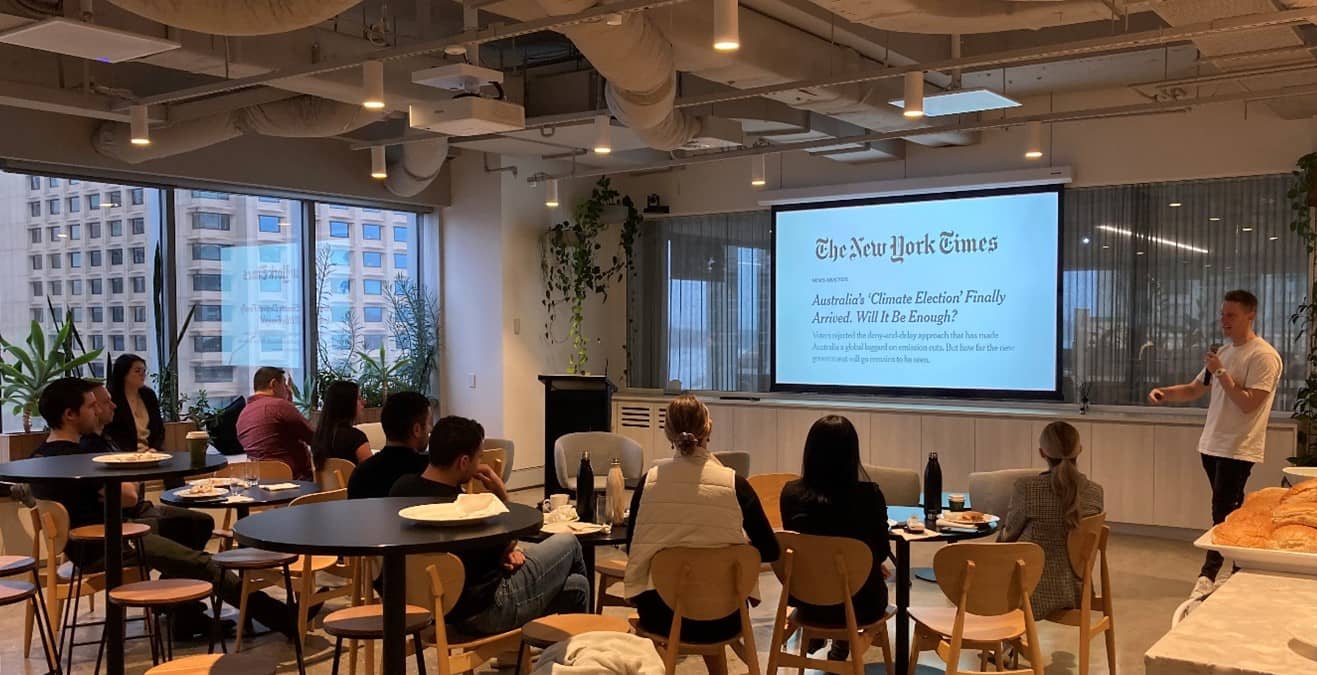 EG - EG’s Head Of ESG Facilitates Team Discussion On Climate Change